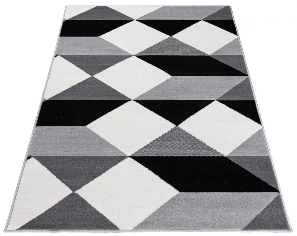 Kusový koberec PP Franko šedý 140x190cm