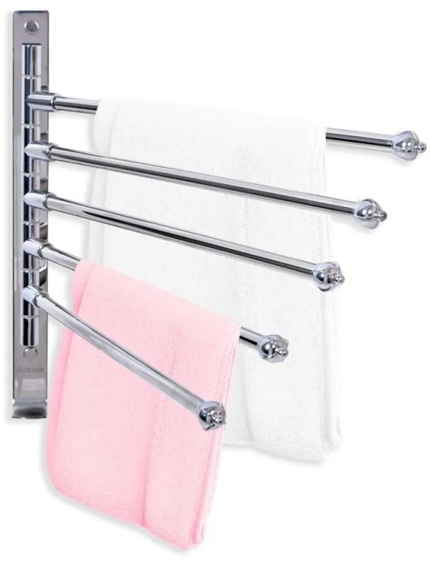 TZB Věšák koupelnový na ručníky ONTI chromovaný | BIANO