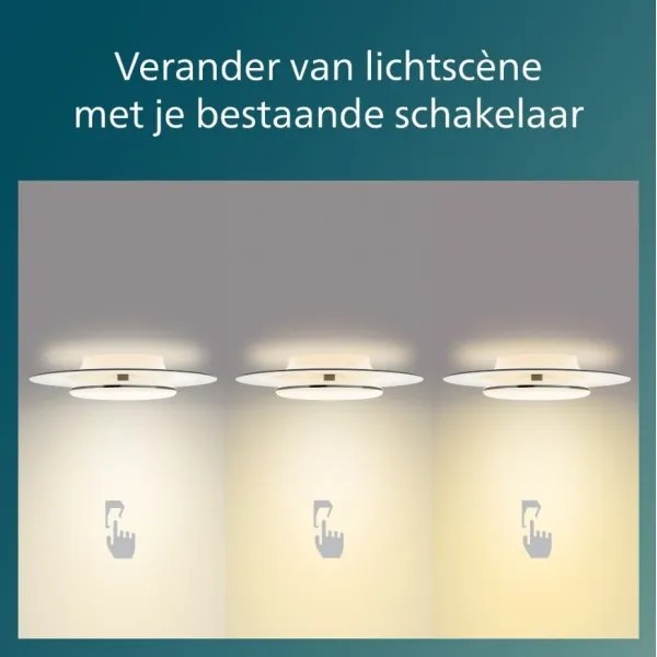 Philips- LED Stmívatelné stropní svítidlo GARNET SCENE SWITCH LED/40W/230V 2700K