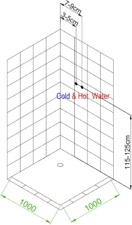 BPS-koupelny Hydromasážní box LISA 100x100