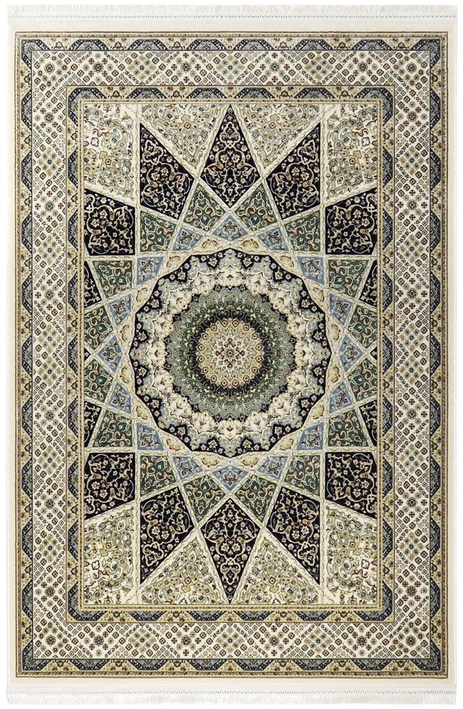 Oriental Weavers, Kusový koberec Razia 1330/ET2X, 160x235, béžová, obývací pokoj