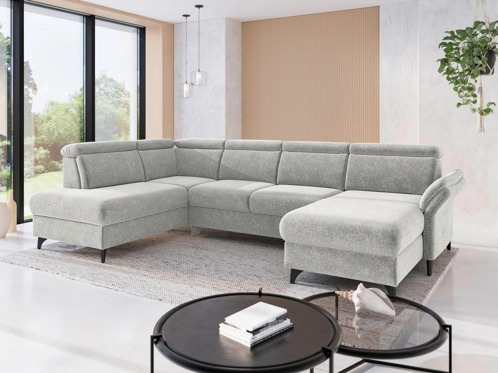 XXXLutz SEDACÍ SOUPRAVA, textil, světle šedá Sit & More - Sedací soupravy - 00014402587B