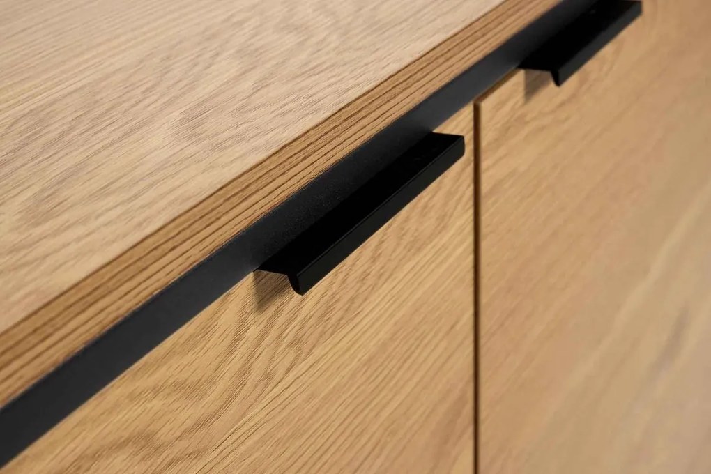 Designová komoda Valenzuela 104,5 cm vzor dub
