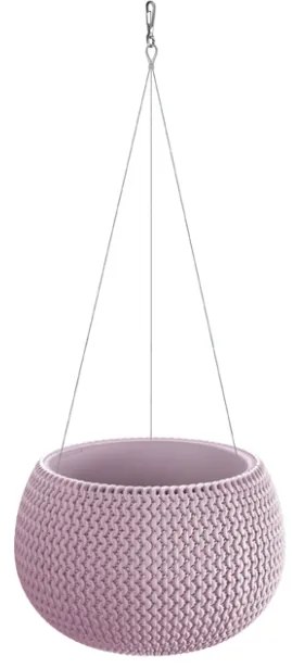 PROSPERPLAST Závěsný květináč - SPLOFY BOWL WS Průměr: 29 cm, Barva: antracit