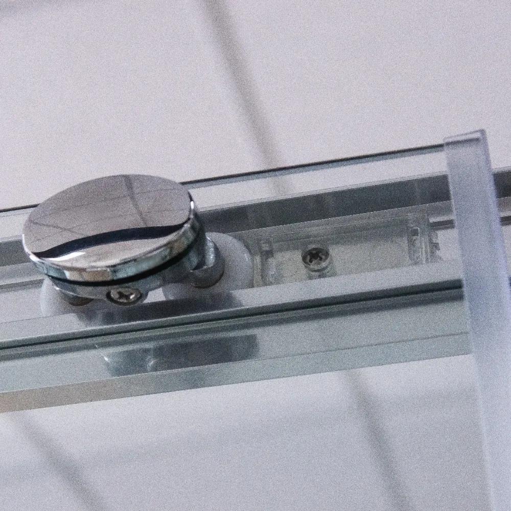 Roth LEGA LINE LLD2 Posuvné sprchové dveře pro instalaci do niky 160 cm Profil: Lesk, Sklo: Hladké čiré