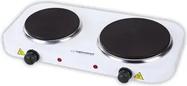 Esperanza EKH014W bílá / Elektrický vařič / 2 plotny / 2500 W / 5 tepl