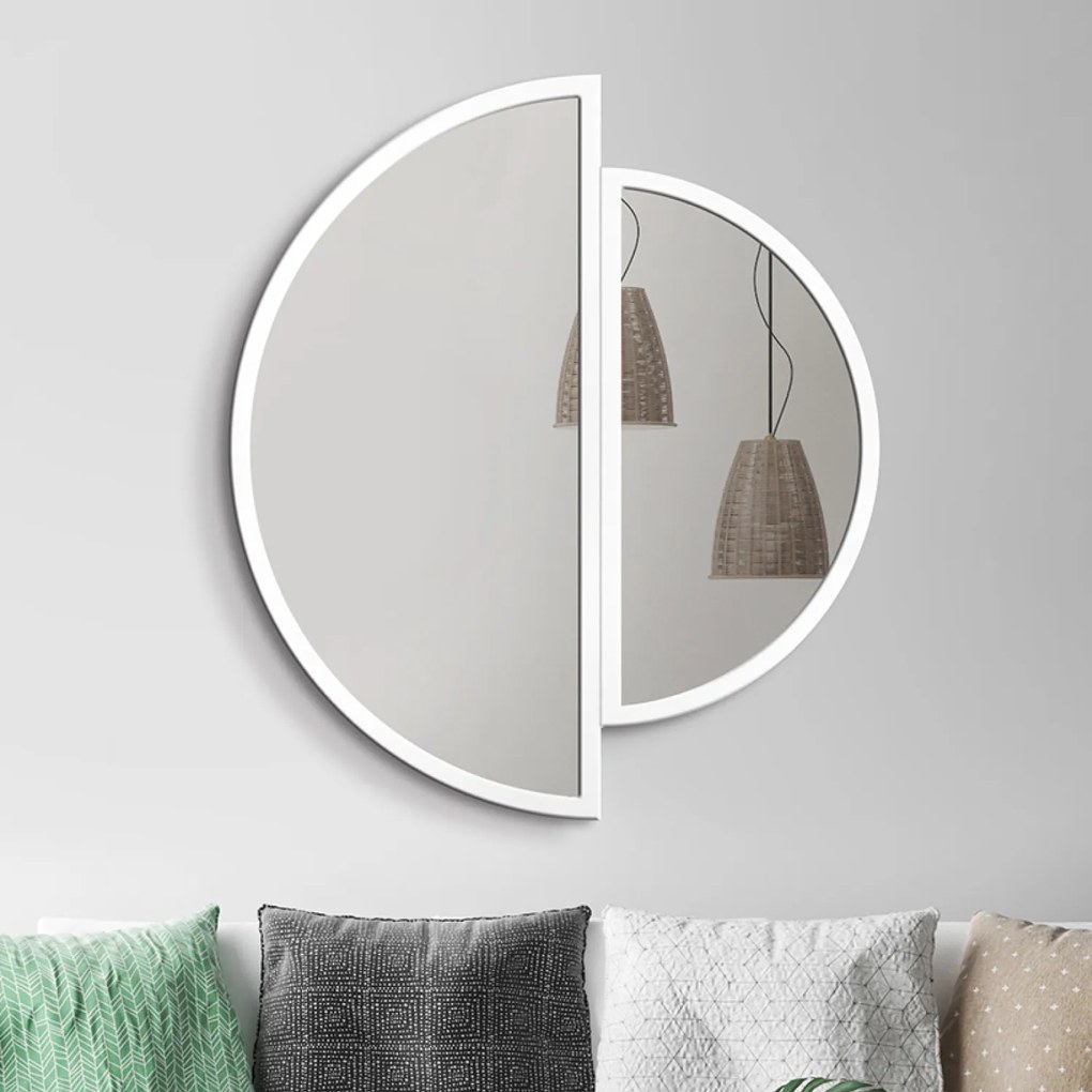 Zrcadlo Naseo White Rozměr: 110 x 120 cm
