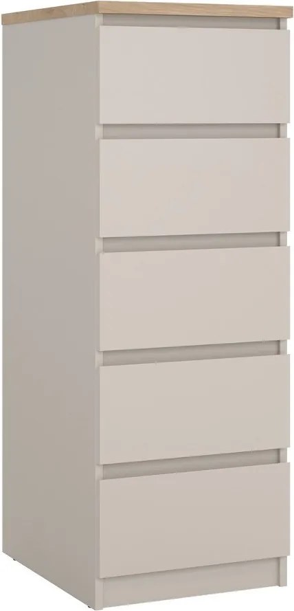 Krémová komoda 40x111x50 cm Naia – Tvilum
