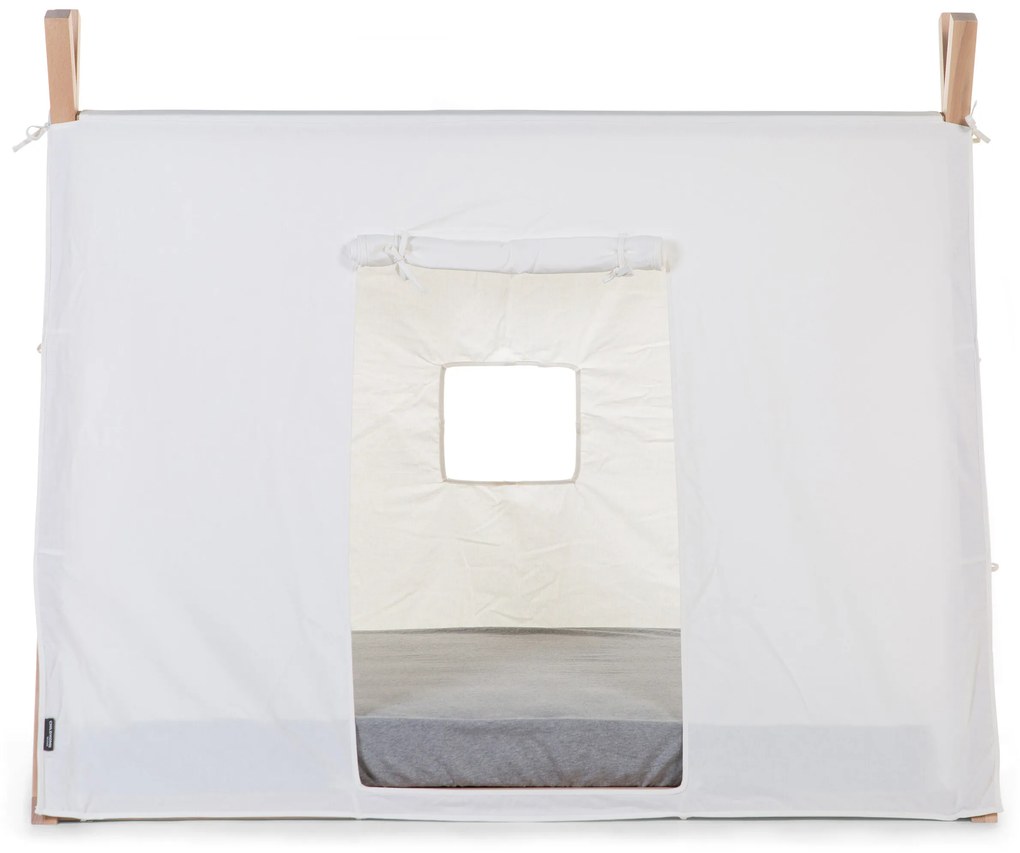 Textilní potah Tipi White na rám postele stan 70x140cm