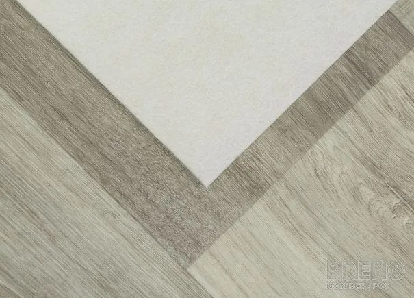 Breno PVC PURETEX Lime Oak 096L – šedé dřevo, šíře 300 cm