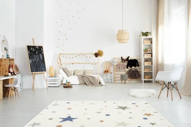 Koberec Esme Kids C5642A bílý / krémový