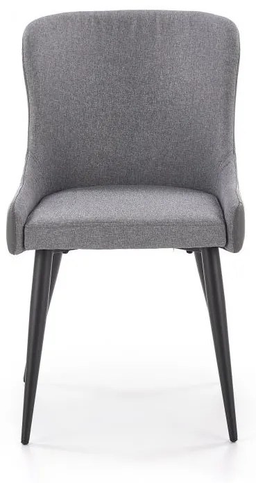 HALMAR, K-333  moderní čalouněná židle, barva šedá
