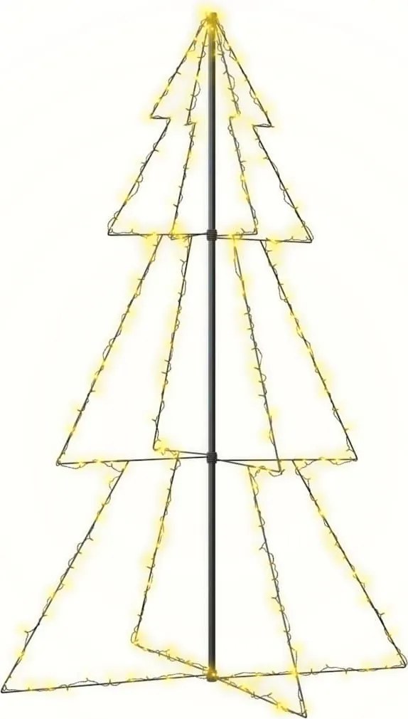 Vánoční stromek kužel 240 LED diod dovnitř i ven 118 x 180 cm 328581