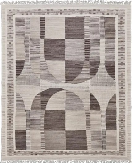 Ručne viazaný kusový koberec Da Vinci III DESP P115 Brown Stone Mix, 160x230, hnedá, obývacia izba, Diamond Carpets India