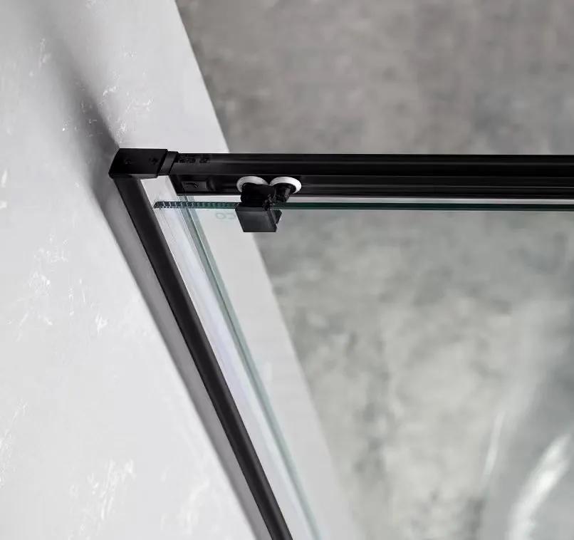 Gelco SIGMA SIMPLY BLACK obdélníkový sprchový kout 1000x900 mm, L/P varianta, rohový vstup, čiré sklo GS2110BGS2190B