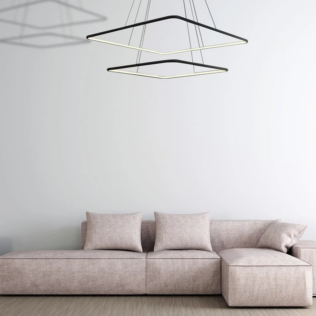 Závěsné LED svítidlo Nix, 2x LED 50w, 3000k, b