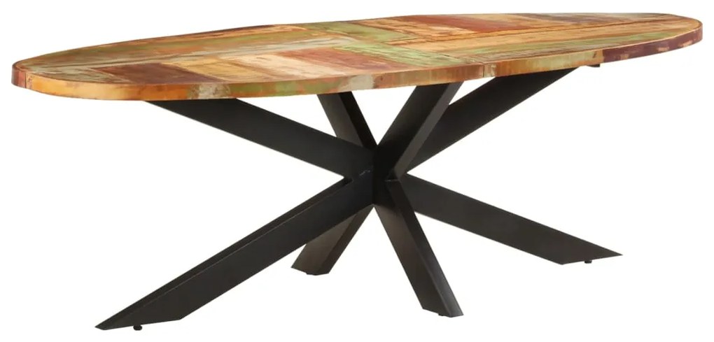 321679 vidaXL Jídelní stůl 240 x 100 x 75 cm masivní recyklované dřevo