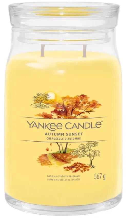 OnaDnes -20% Velká vonná svíčka Yankee Candle Autumn Sunset Signature