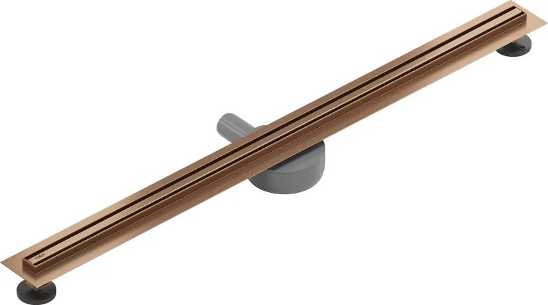 Mexen Flat 360° Slim sprchový žlab 100 cm, měděná matná, 1C41100