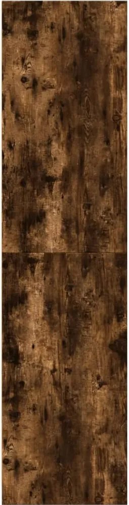 Šatní skříň kouřový dub 30 x 50 x 200 cm kompozitní dřevo 3307742