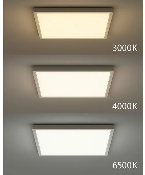 LED Stropní svítidlo LED/40W/230V 3000/4000/6500K 50x50 cm bílá