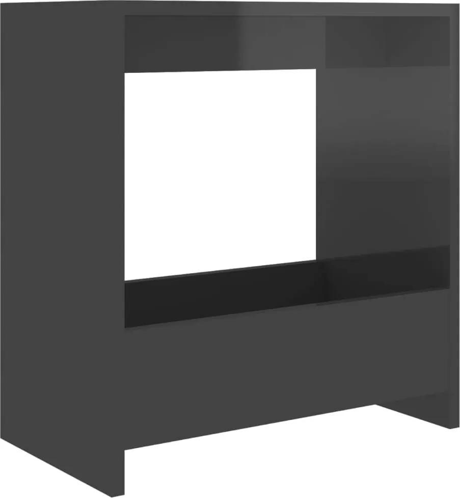vidaXL Odkládací stolek 50 x 26 x 50 cm kompozitní dřevo [806695] Barva: Betonová šedá