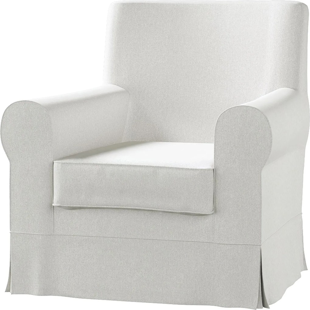 Potah na křeslo IKEA Ektorp Jennylund barva krémová látka pletený vzor