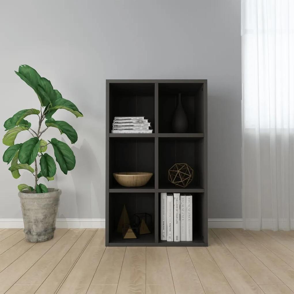 vidaXL Knihovna/příborník 66 x 30 x 98 cm kompozitní dřevo [800350] Barva: bílá s vysokým leskem