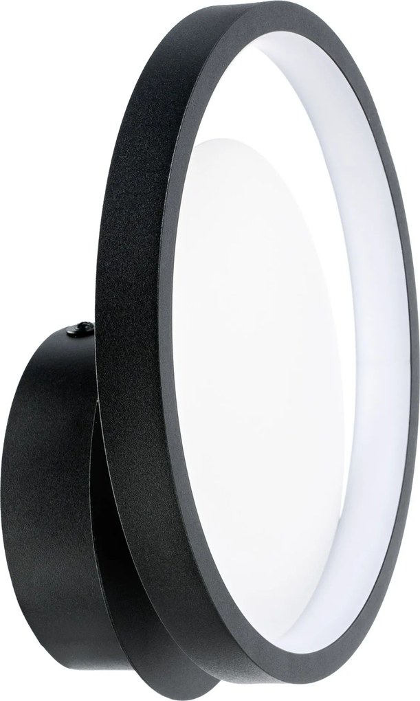 Toolight Toolight, LED nástěnné svítidlo 21 cm, 8W, 500lm, APP1915-W, černá, OSW-66061