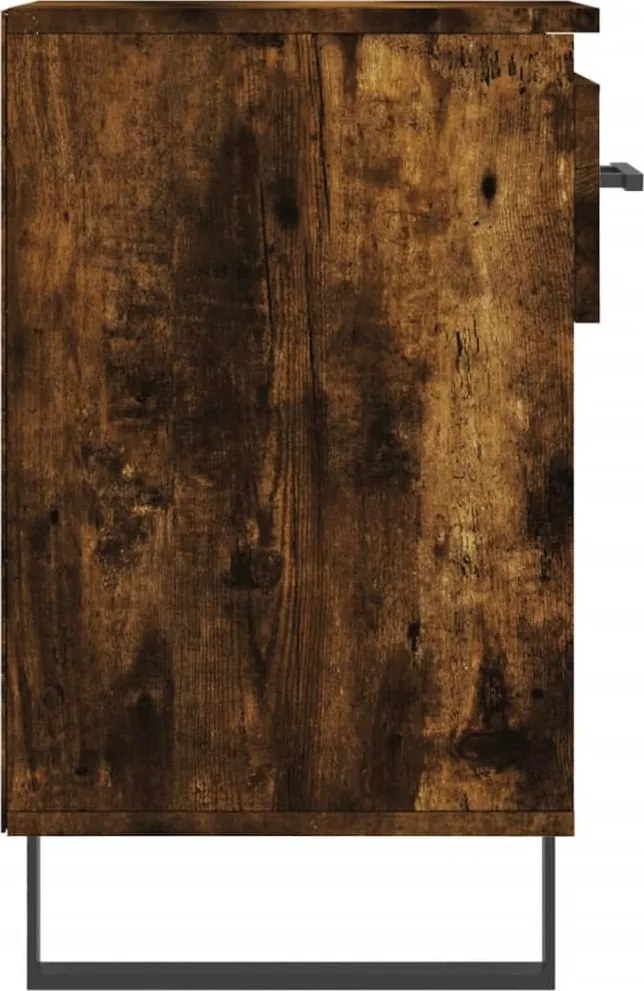 vidaXL Botník 102x36x60 cm kompozitní dřevo [831377] Barva: bílá s vysokým leskem