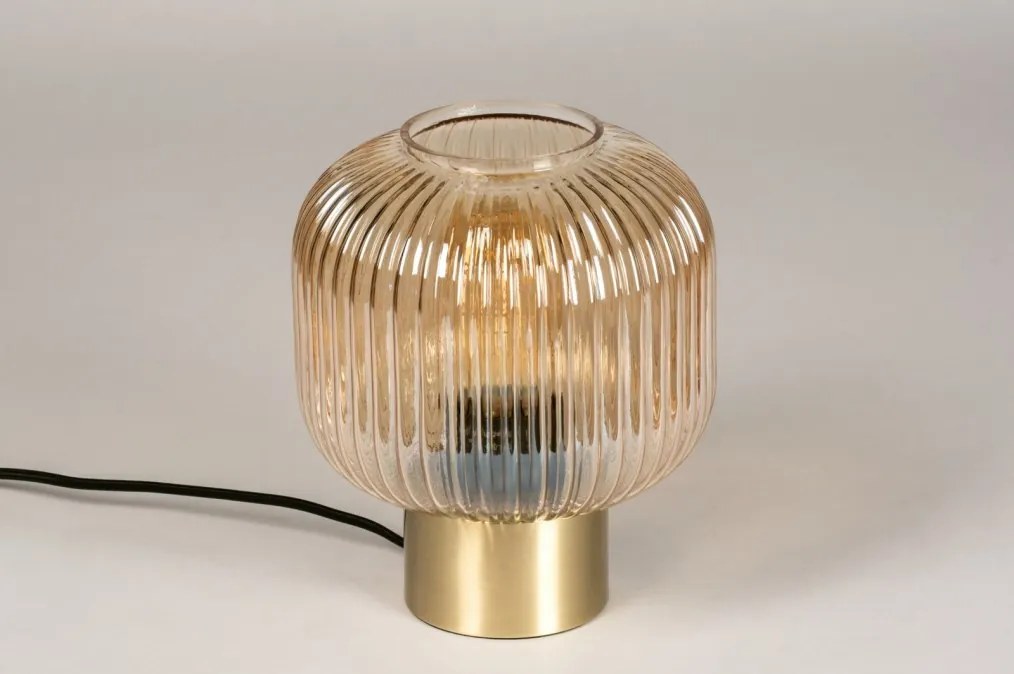 Stolní lampa Diverse Gold