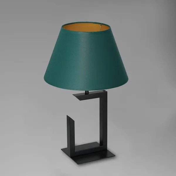 Stolní lampa 1xE27/60W/230V 45 cm zelená/zlatá
