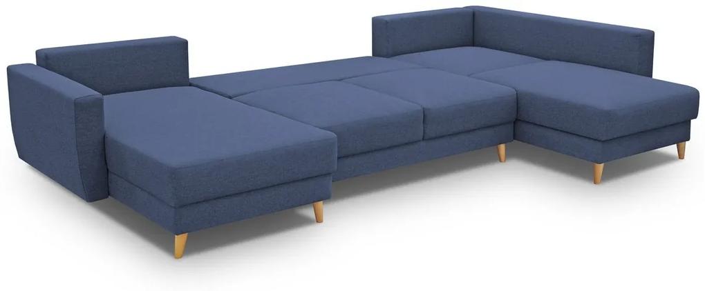 Casarredo - Komfort nábytek Rozkládací sedací souprava do U OLAF s úložným prostorem, výběr látek SK2 | potah: cashmere 59