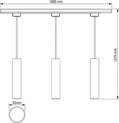 Philips-LED Stm lustr na lan v lišt sys EASYLINK HUE 3xGU10/4,7W/230V+Hue bridge