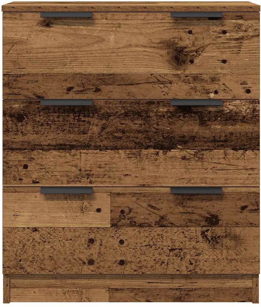 Příborníky 3 ks old wood 60 x 30 x 70 cm kompozitní dřevo 3329225