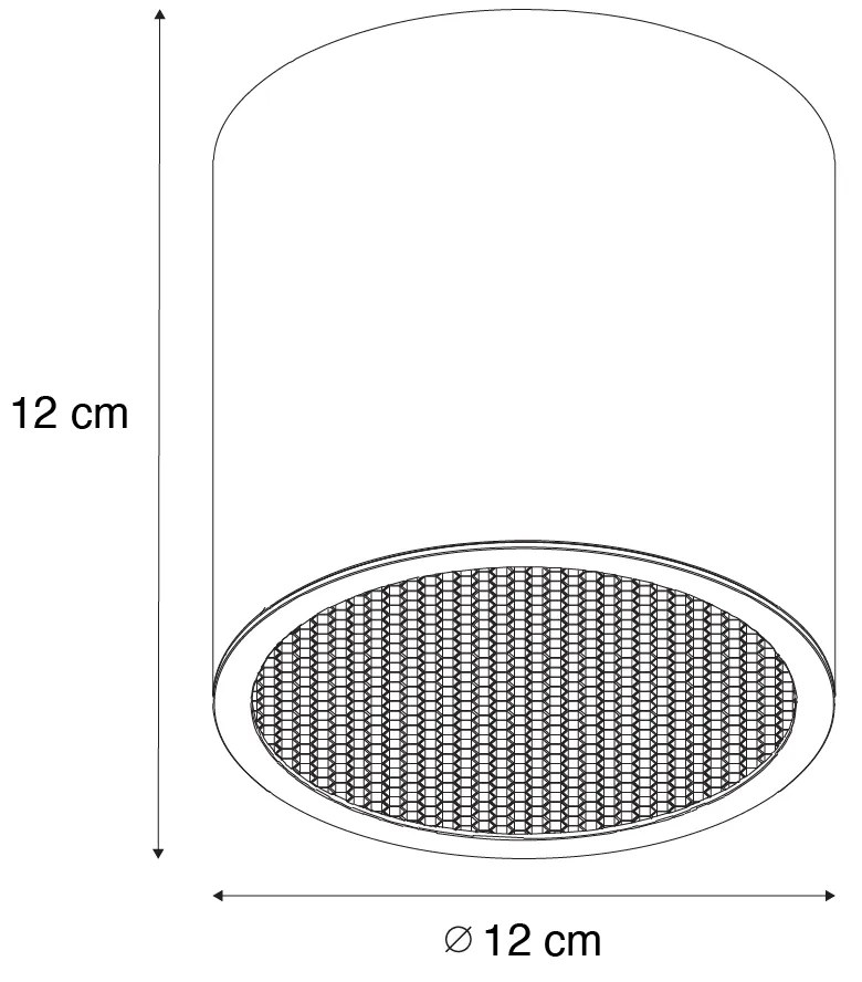 Designové bodové světlo zlaté - Impact Honey