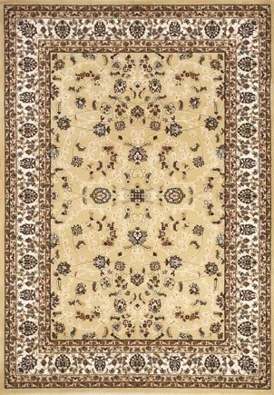 Spoltex, Kusový koberec Salyut beige 1579 B, 80x150, béžová, obývací pokoj