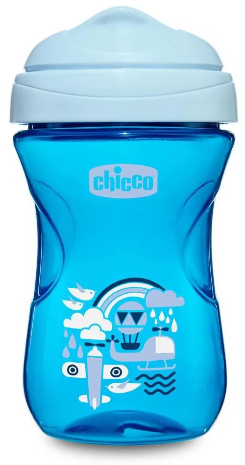 Chicco Hrneček Easy s tvrdým pítkem 266 ml, 12m + Růžová