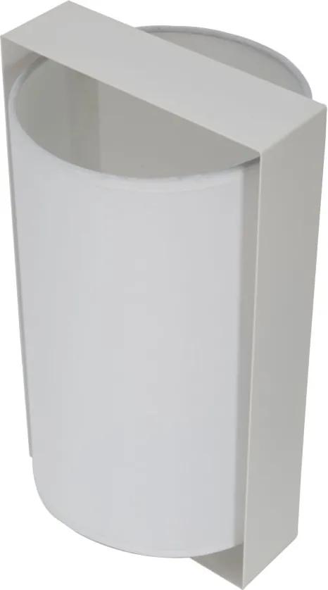 Bílá stolní lampa Mauro Ferretti Unilios, 20x18x35 cm