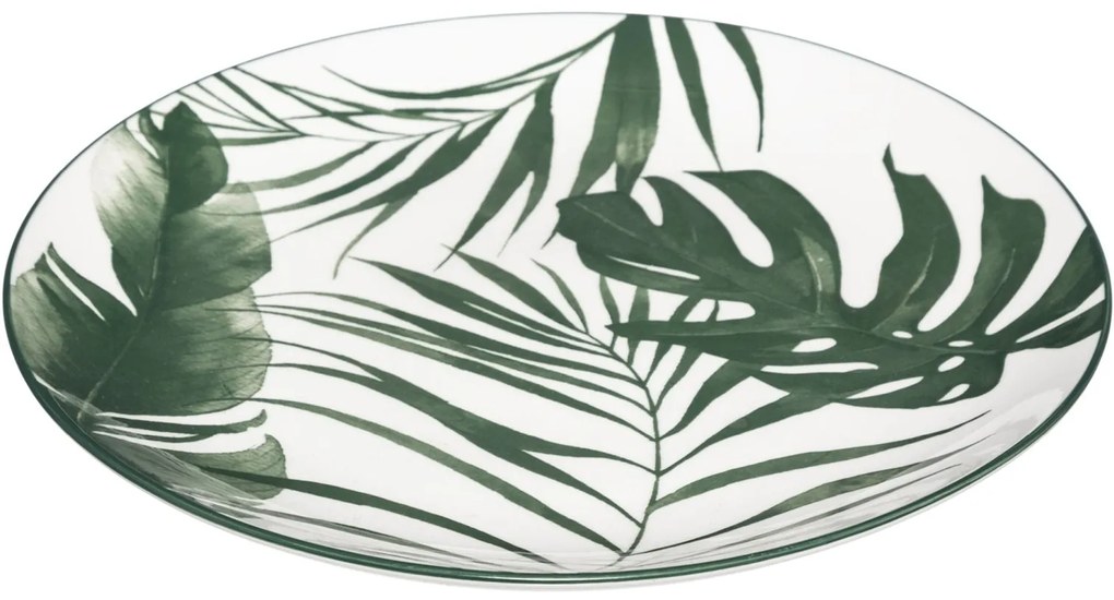 Porcelánový dezertní talíř Leafs, (fi) 19 cm, listy, sada 6ks