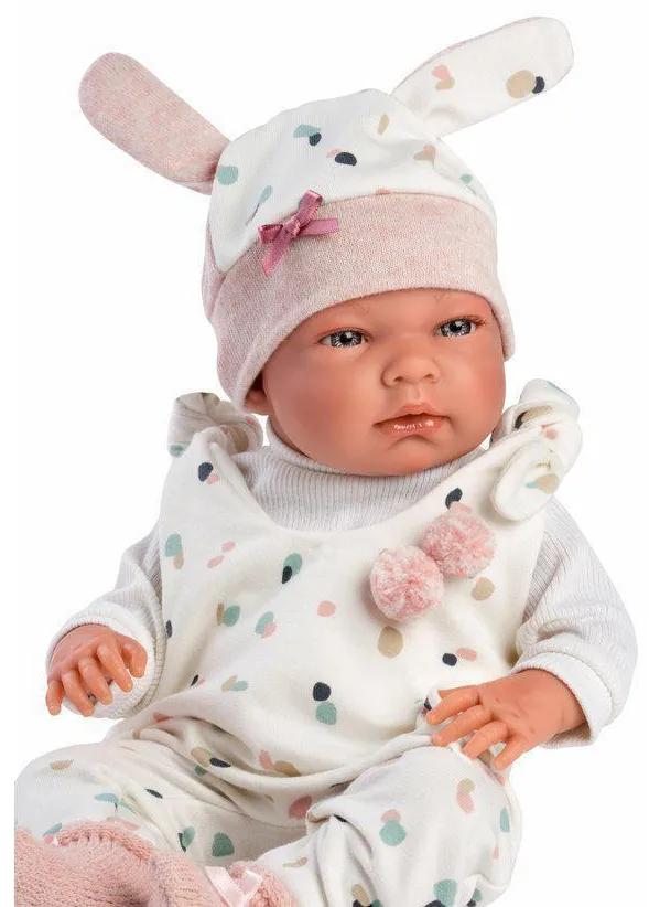 Llorens New Born holčička 73886 - realistická panenka miminko - 40 cm