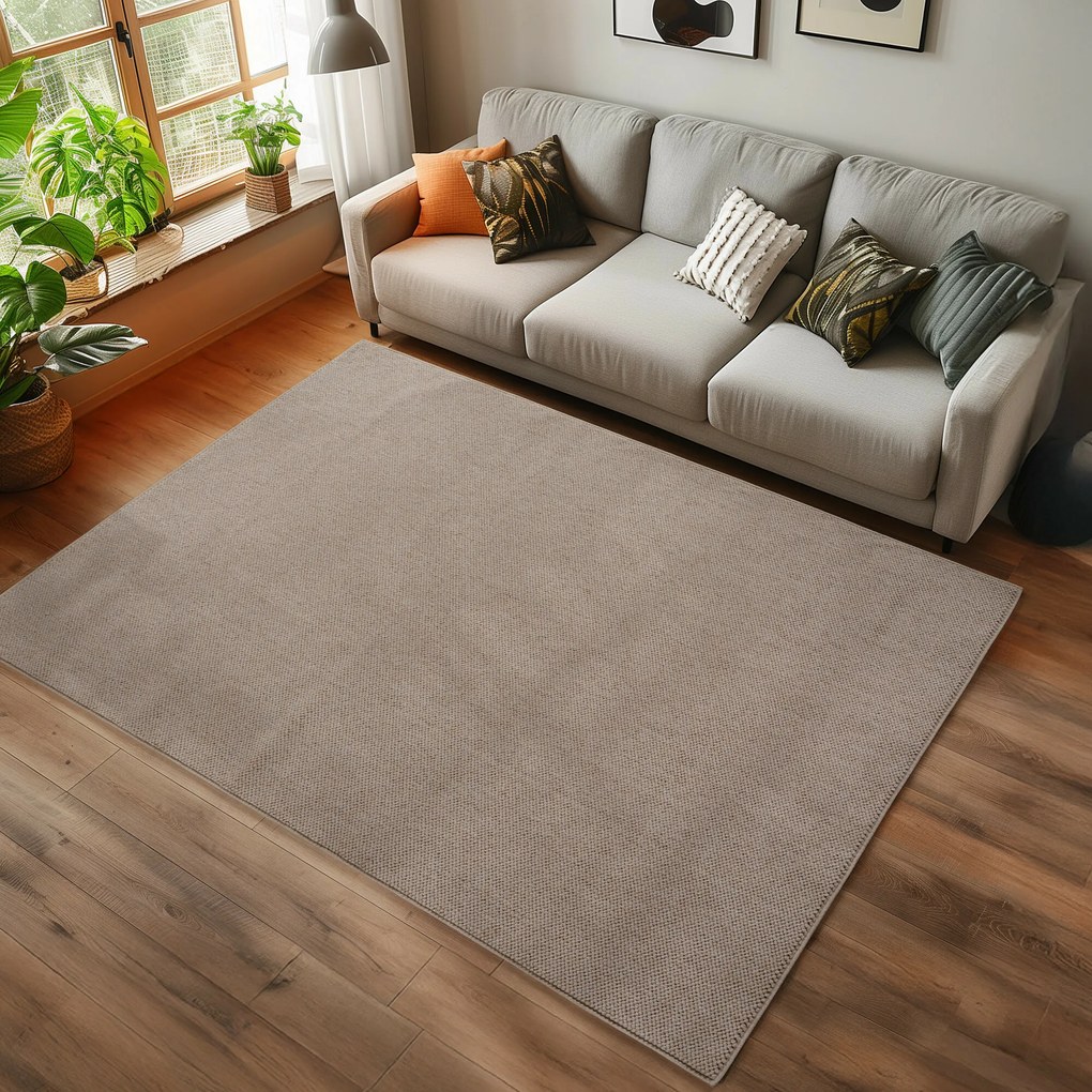 Ayyildiz, Kusový koberec Helix 2200 beige, 280x370, béžová, chodba / předsíň
