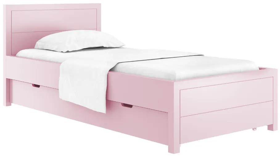 BAMI Přistýlkový šuplík pod postel SIMONE 90x190 cm na kolečkách Zvolte barvu: Bílá