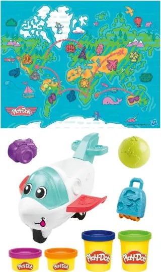 Kreativní set Hasbro F88045L0 Play-Doh Letadlo objevitele