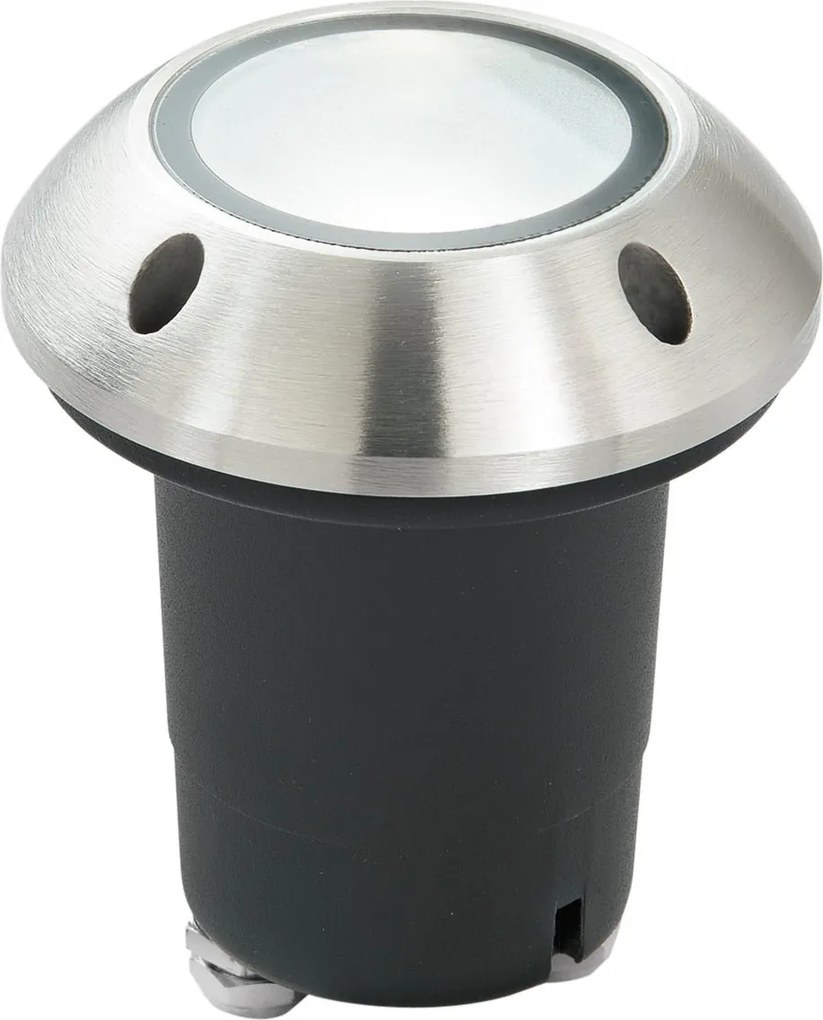 FAN I-HUMMER-UP Pojízdné svítidlo Faro Carrabile Hummer Inox, stříbrné, 1 x GU10, 10,5 x 10,5 x 14,4 cm, IP67 - FANEUROPE