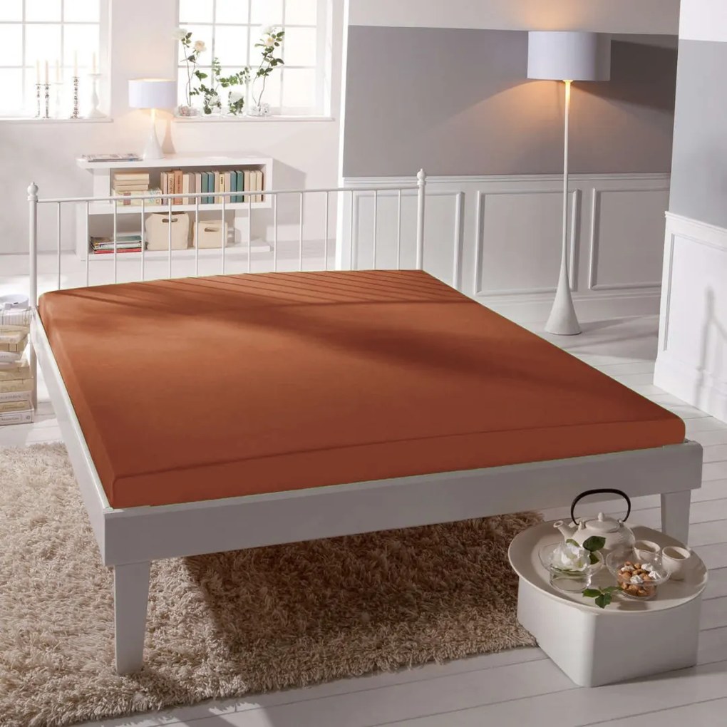 TOP Microtop prostěradlo 180x200 - Cihlová