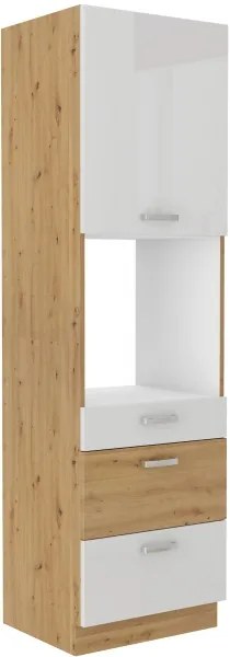 Kuchyňská skříň Artisan 60 DPS-210 3S 1F Barva dvířek bílá lesk