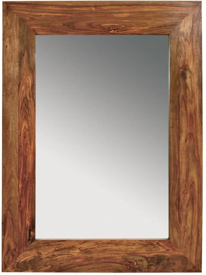 Zrcadlo Rami 90x120 z indického masivu palisandr Only stain