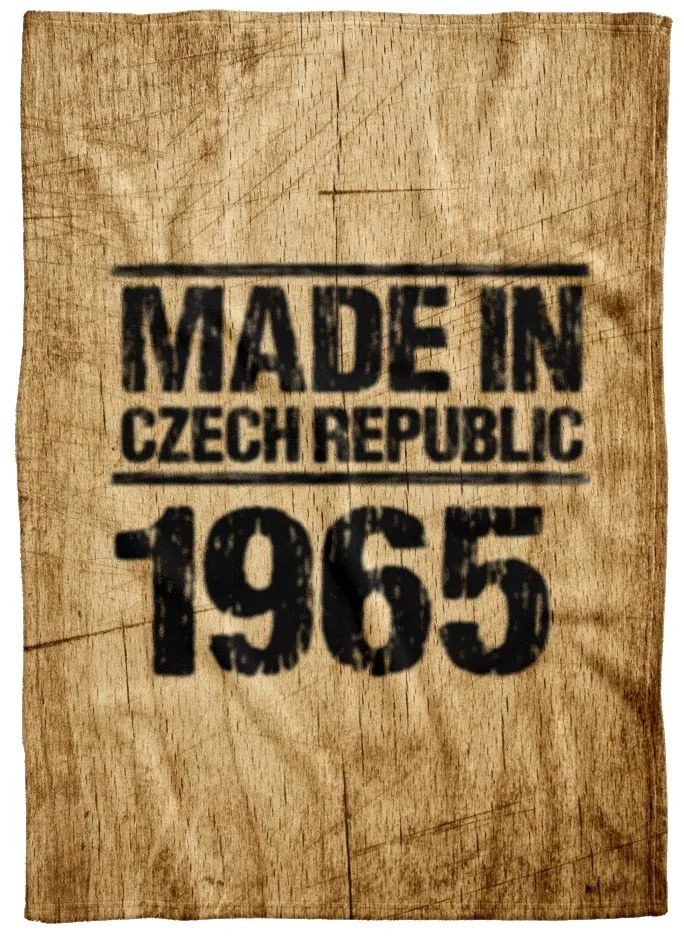Deka Made In (rok: 1965, Podšití beránkem: NE)