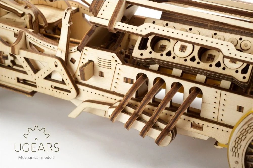 Ugears 3D mechanické puzzle U-9 Grand Prix Auto 348 ks